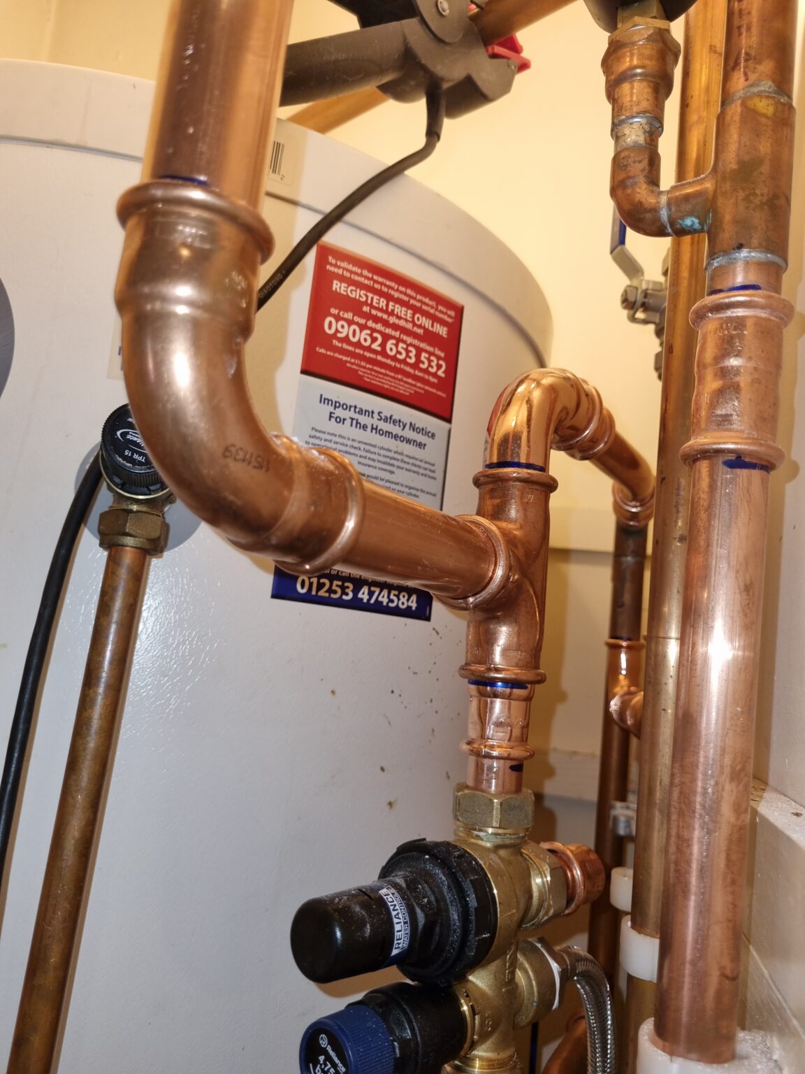 Andrew and Maria's Boosted Water System - Yarnold Heating